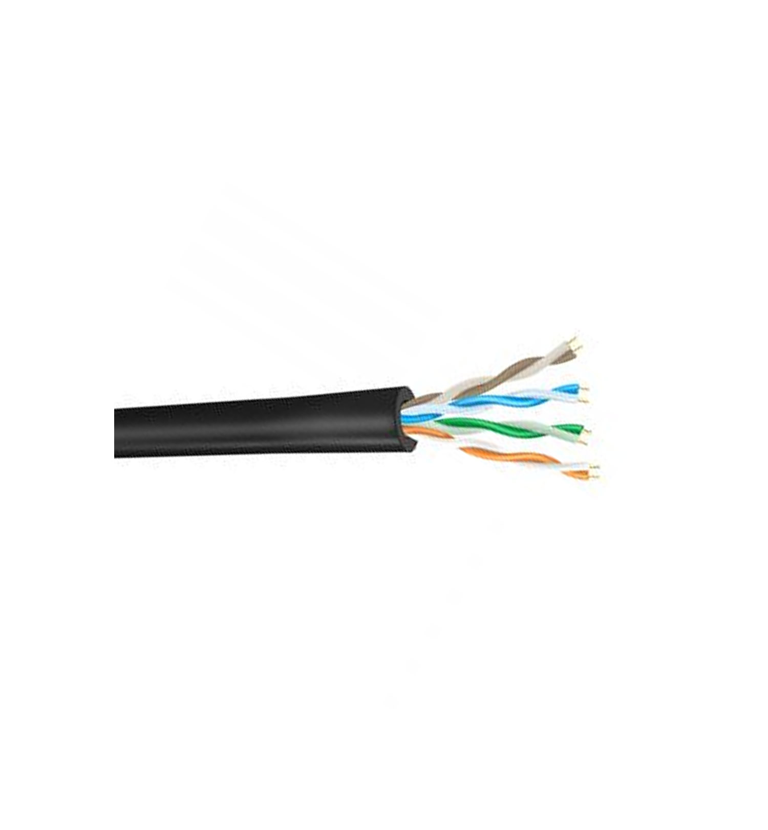 CABO LAN CAT5 UTP 8X50 USO EXTERNO - PRETO - 305 METROS - DNI - CABOS ...