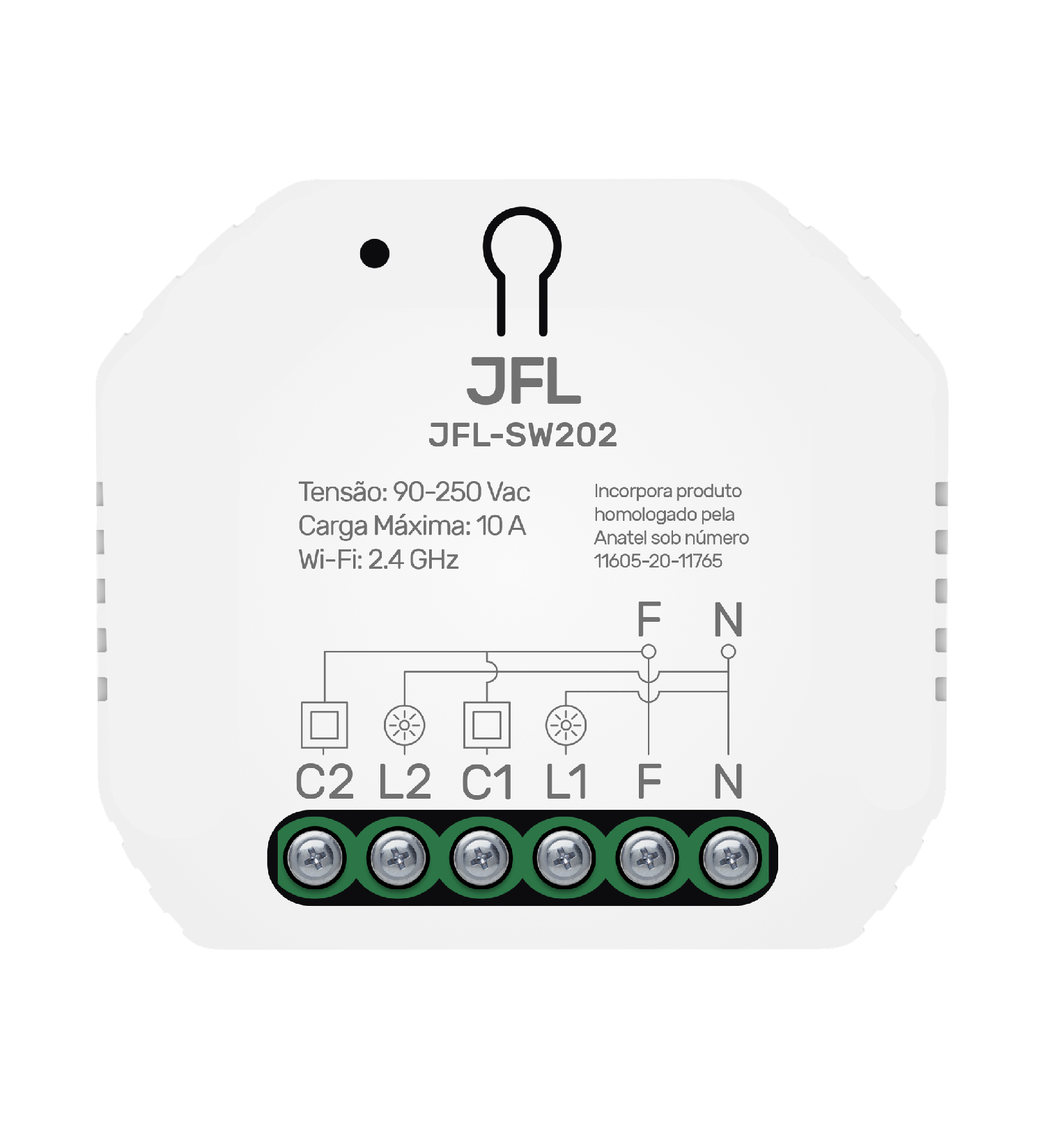 CONTROLADOR INTELIGENTE WIFI - SW202 - JFL HOME - AUTOMAÇÃO WIFI ...