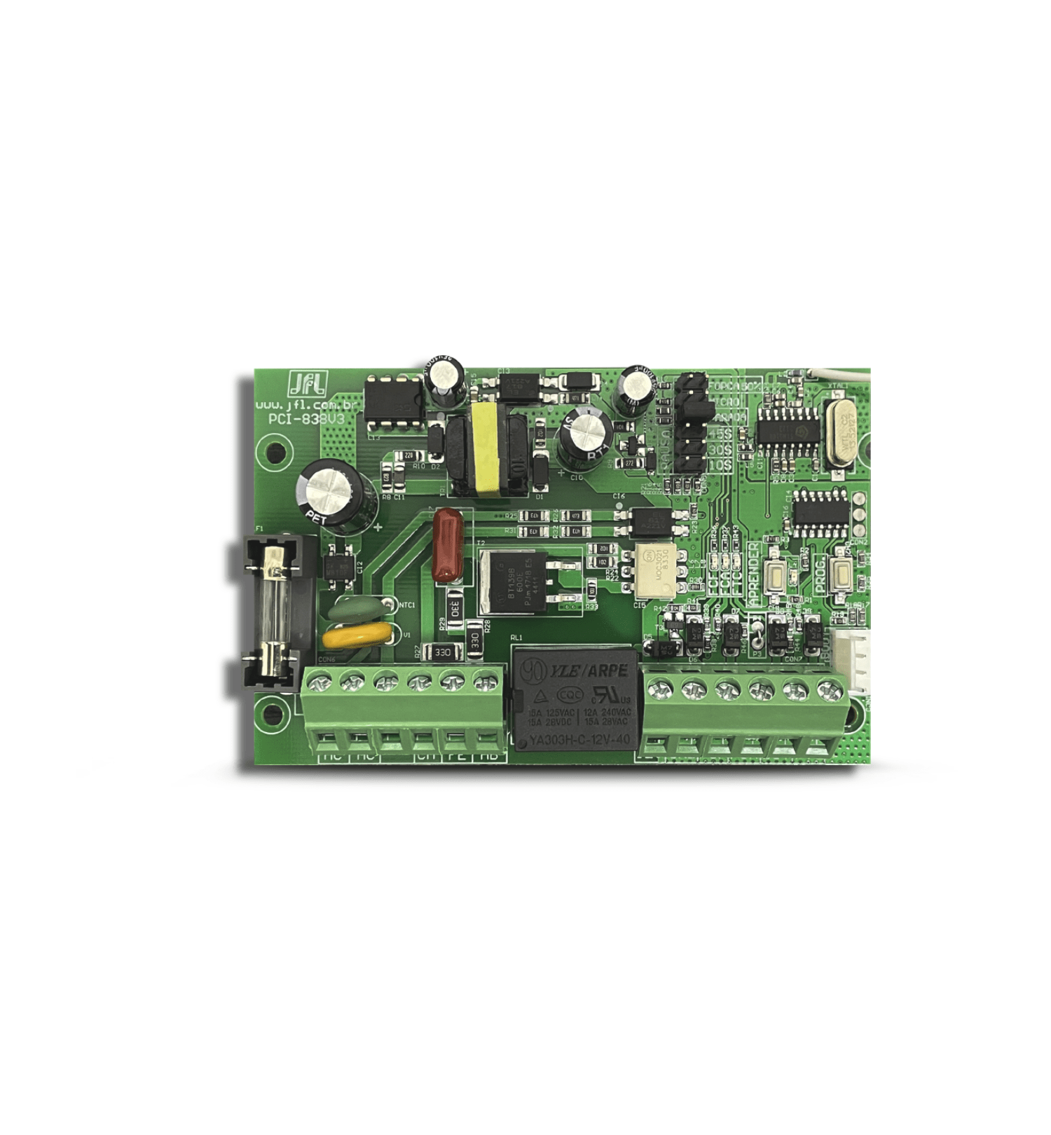 COMANDO DE PORTÃO 433MHZ - INMETRO - QC101 - JFL - QUADRO DE COMANDO ...